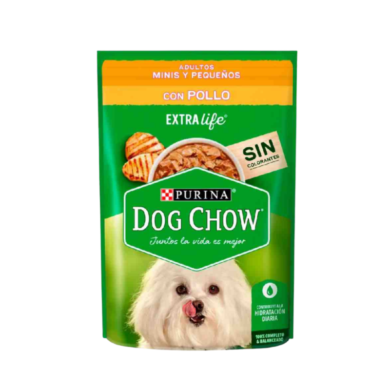 Pouch Dog Chow Adulto Mini Y Pequeño Pollo X 100 Grm - Mascota Universo