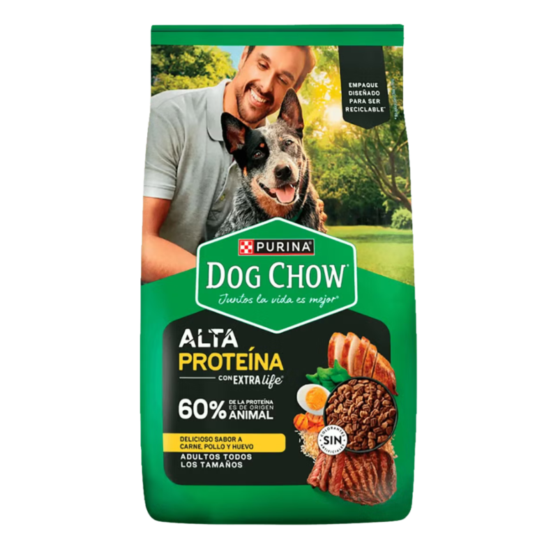 Dog Chow Adulto Alta Proteina X 21 Kg - Mascota Universo